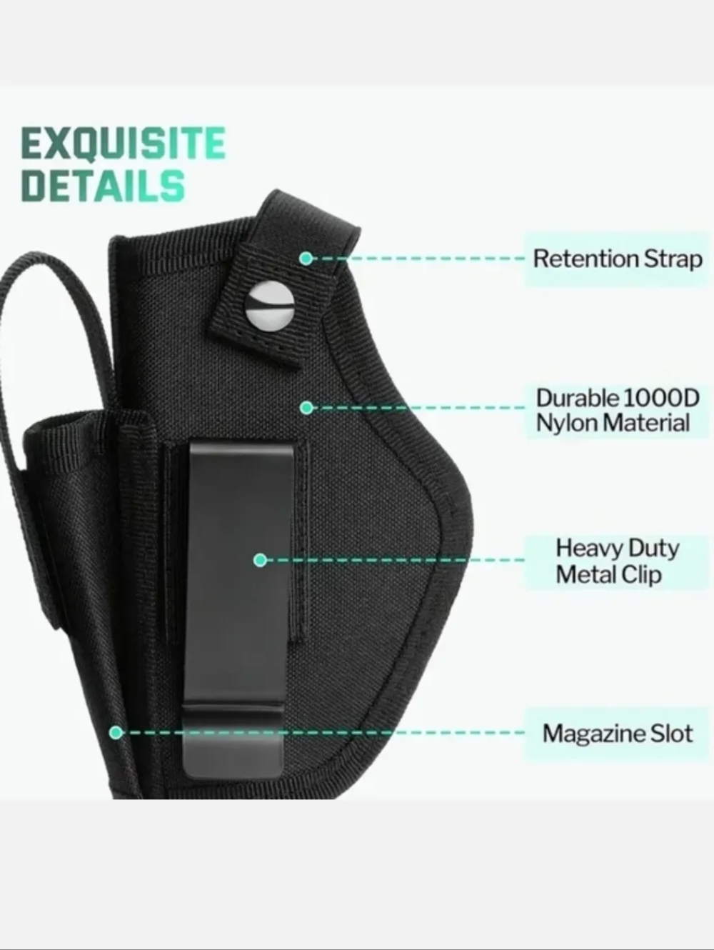 Bags | Nwt Durable Holster Ambidextrous Universal Gun Holster Concealed ...